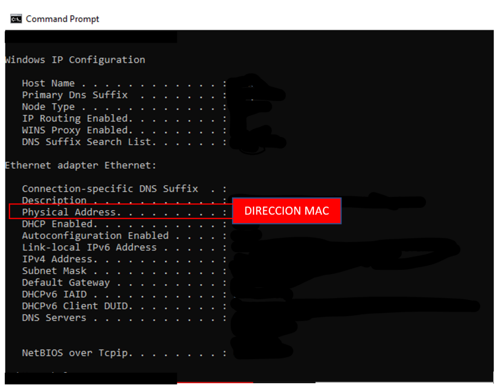 Cómo encontrar mi dirección MAC - Connectividad - ICM