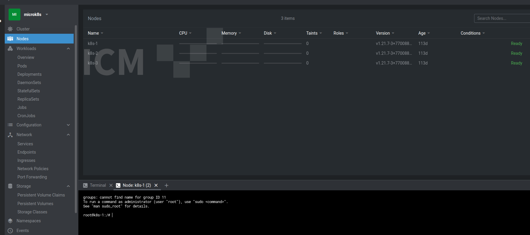 Lens IDE para gestionar clúster de Kubernetes - ICM